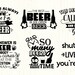 Beer Svg Quotes Bundle, Beer Quotes,beer Glass Svg, Beer Bottle Svg ...