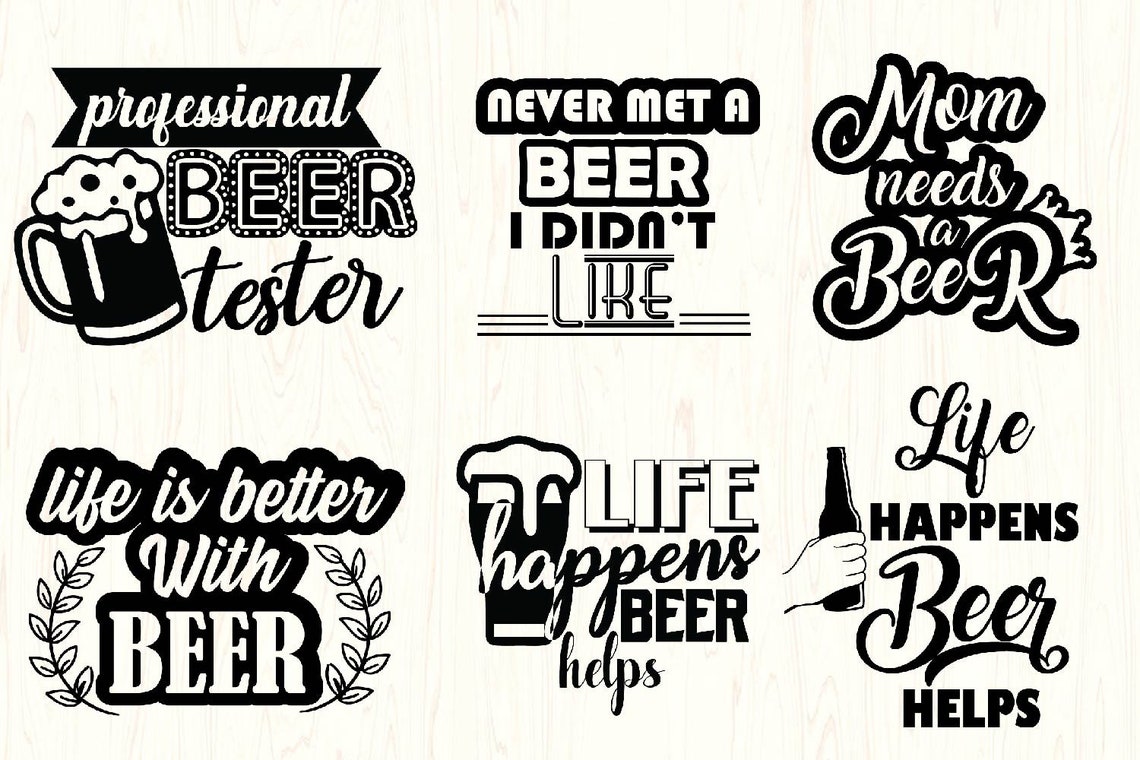 Bier svg Zitate Bundle Bier Zitate Bierglas SVG - Etsy.de