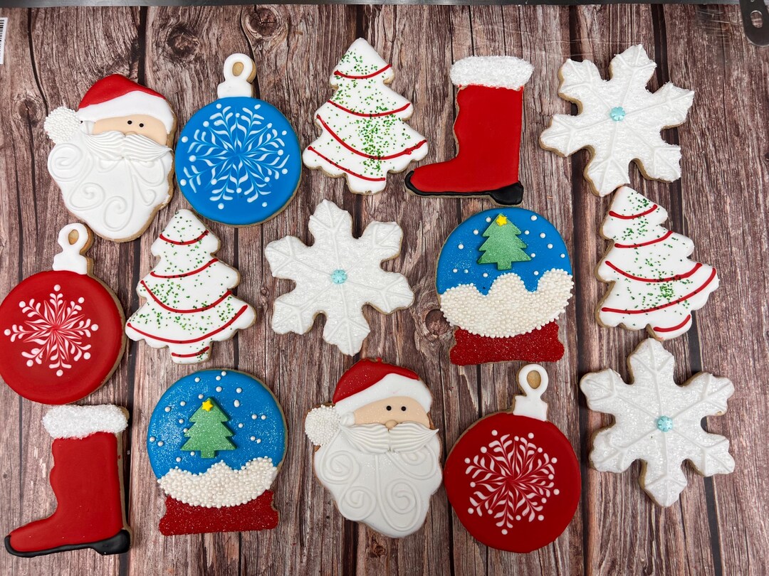 Christmas Cookies, Assorted Christmas Cookies, Custom Decorated Sugar ...