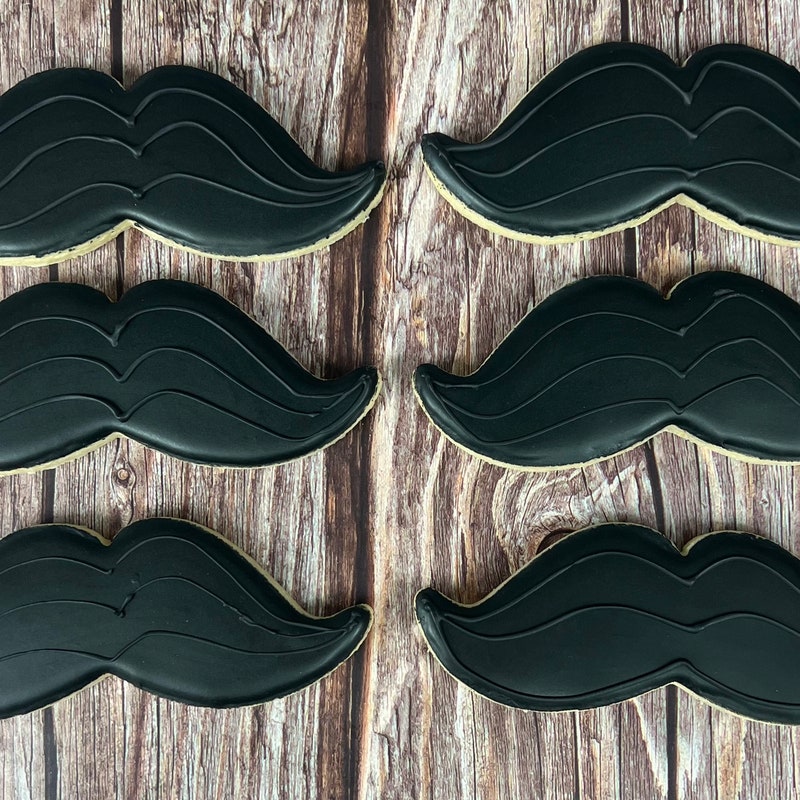 Mustache Cookies - Etsy