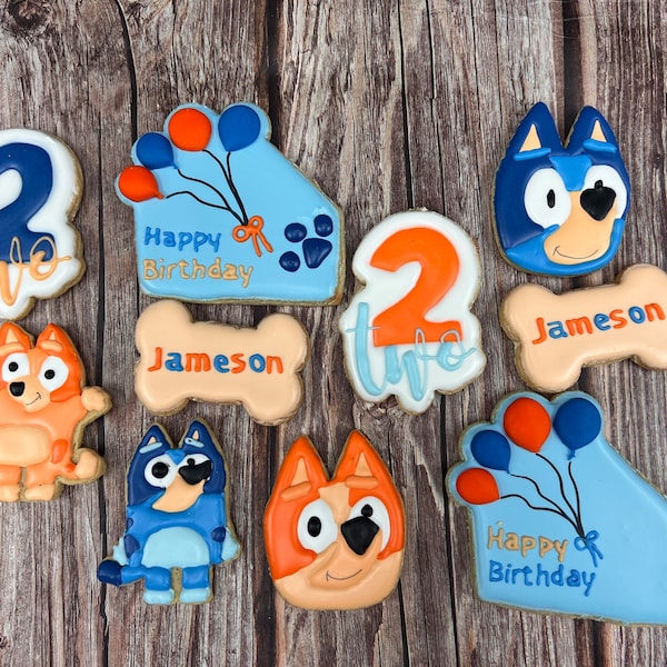 Custom Cookie Bluey - Etsy