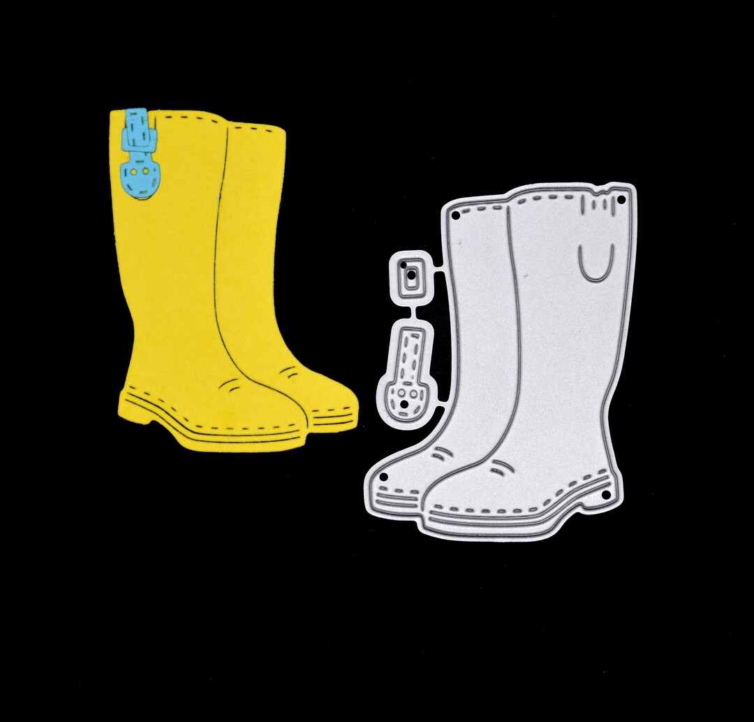 Wellington Boots Metal Cutting Die Kit, Welly, Wellies, Crafts, Card ...