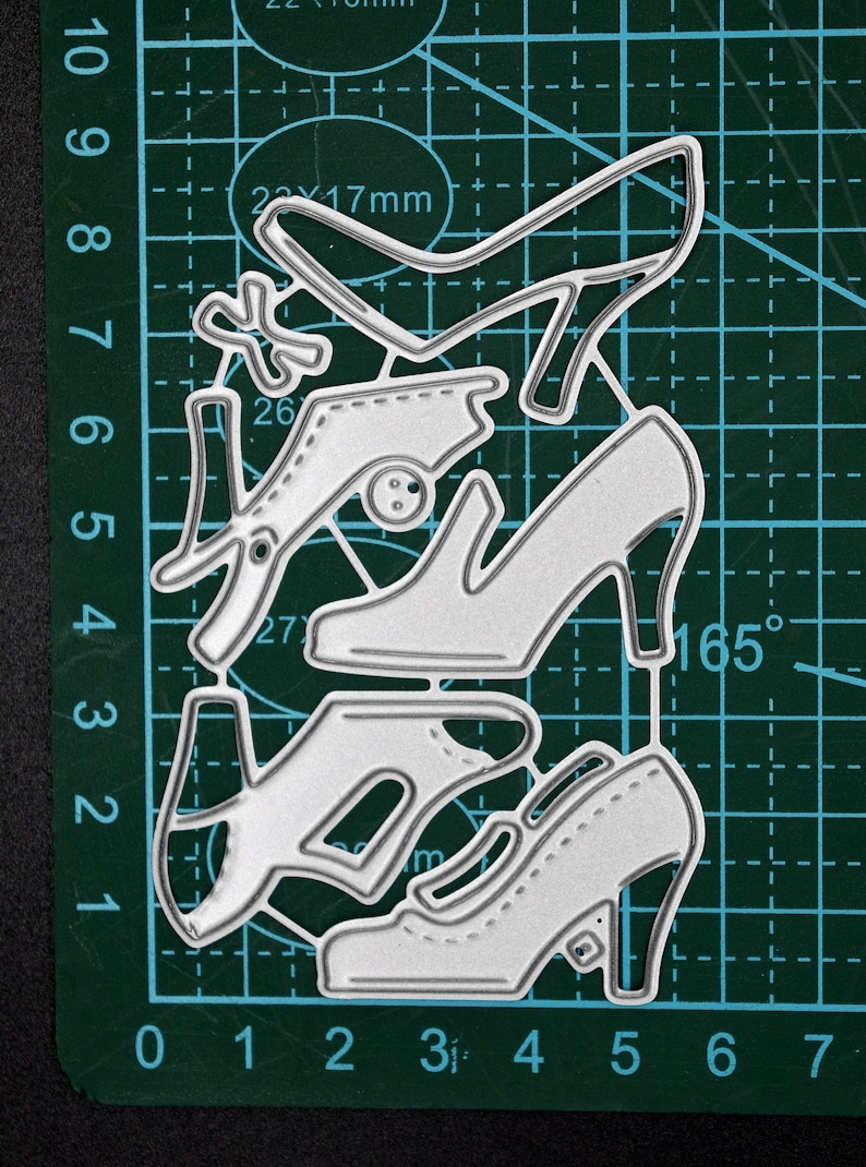 5 High Heel Shoe Metal Cutting Dies Card Making Stencil - Etsy
