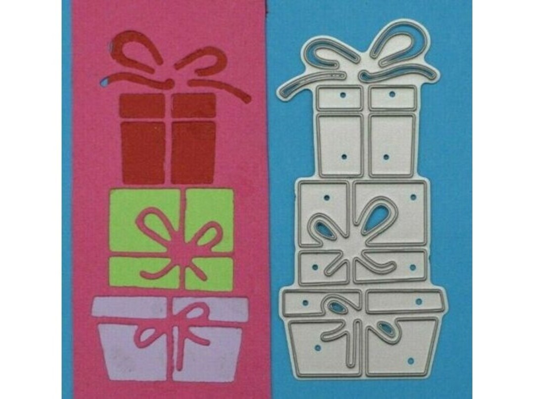 Stack of Presents Metal Cutting Die , Card Making, Paper Crafts ...