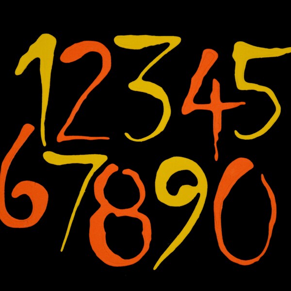 Numbers Metal Cutting Dies - Etsy