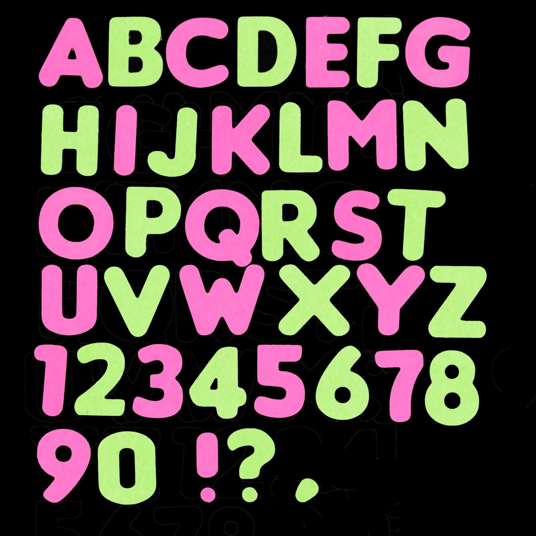 Uppercase Alphabet & Numbers + More Metal Cutting Dies Set, 2.4cm Die ...