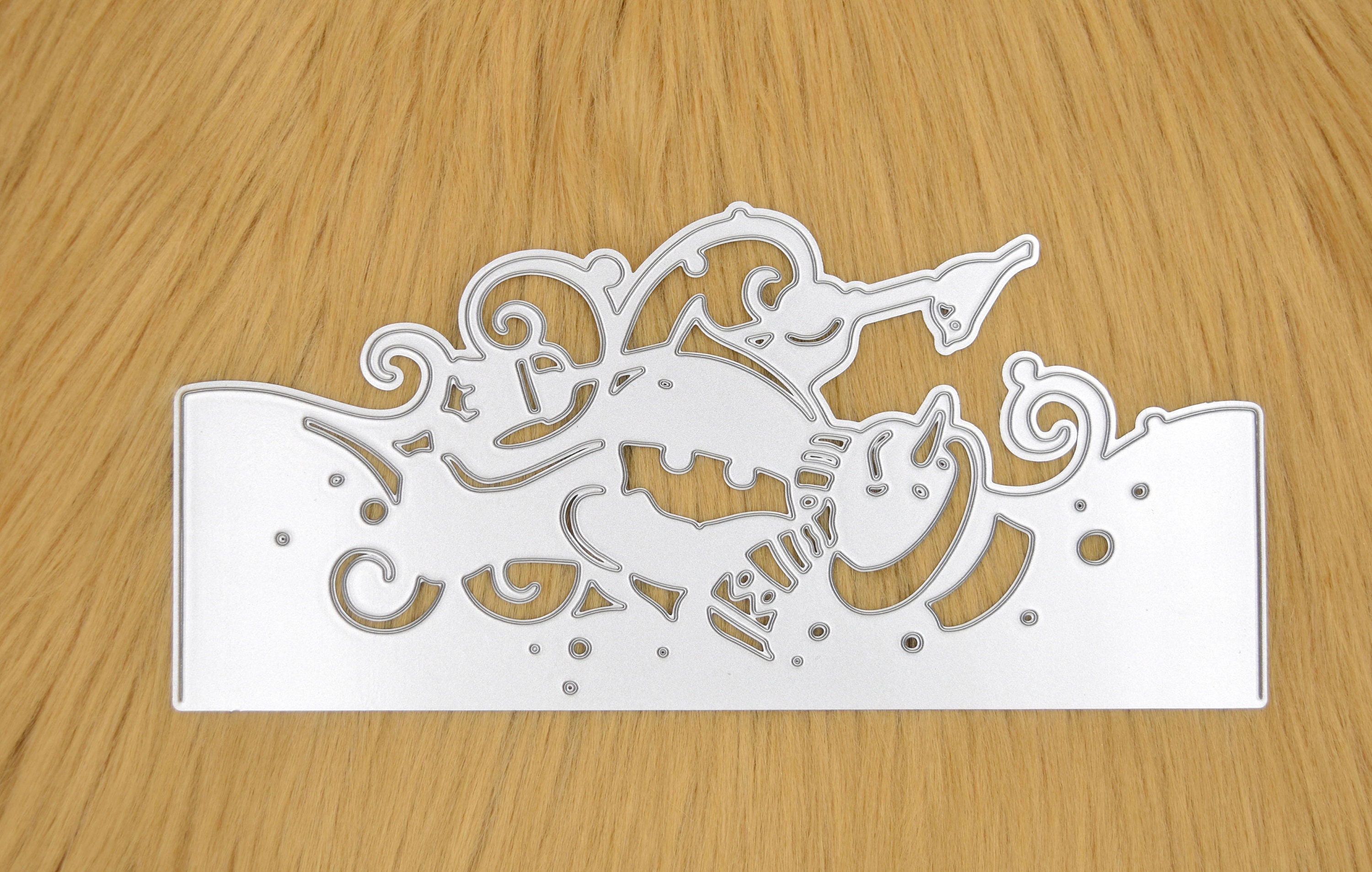 Large Snowman Border Edging Metal Cutting Die, Christmas Die, Card ...