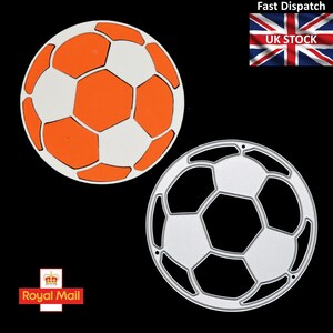 Football Soccer Ball Metal Cutting Die, Card Making, Paper Crafts ...