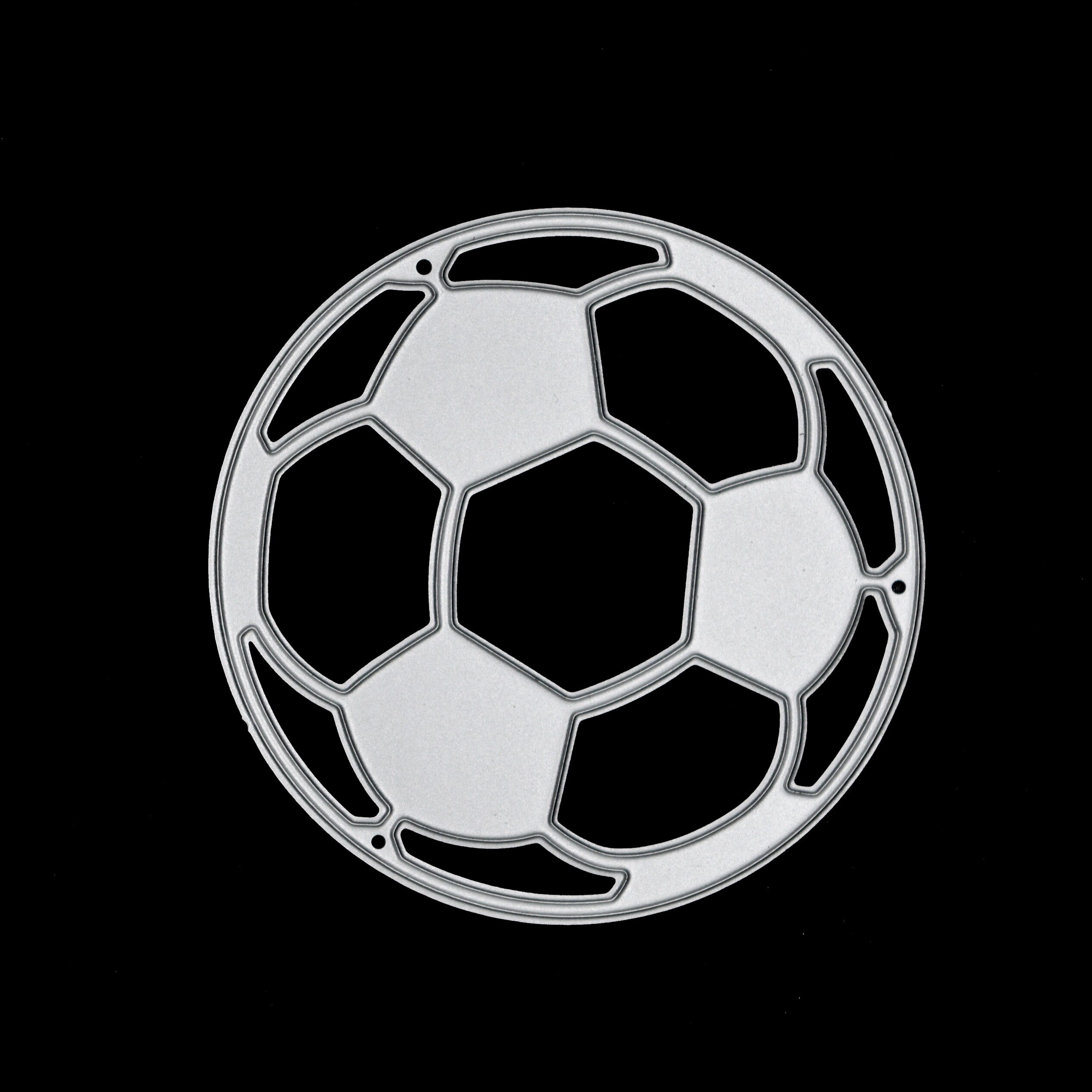 Football Soccer Ball Metal Cutting Die Card Making Paper - Etsy