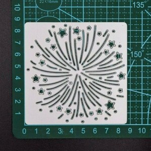 Fireworks Exploding Stars Metal Cutting Die, Celebration, Party ...