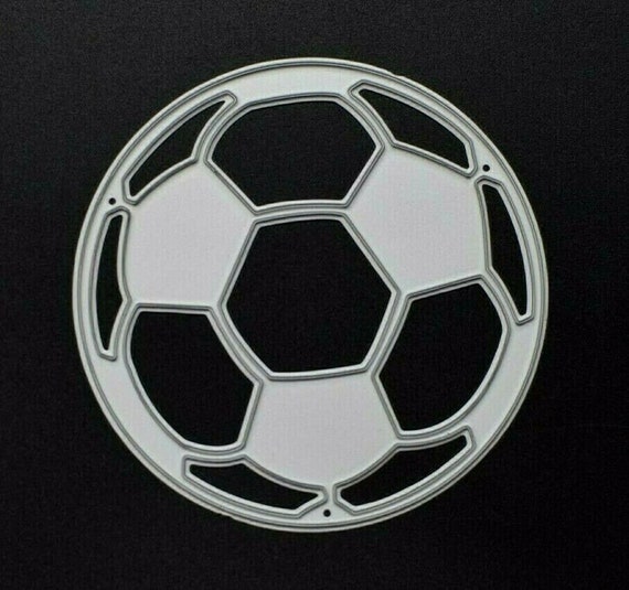 Football Soccer Ball Metal Cutting Die Card Making Paper - Etsy UK