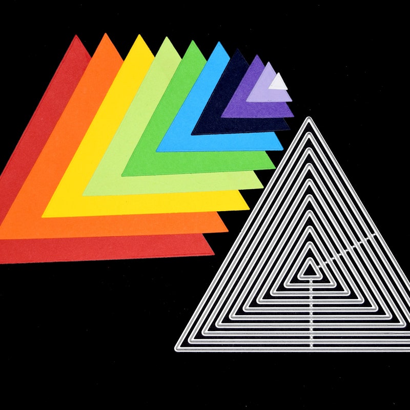 Triangle Die Cut - Etsy