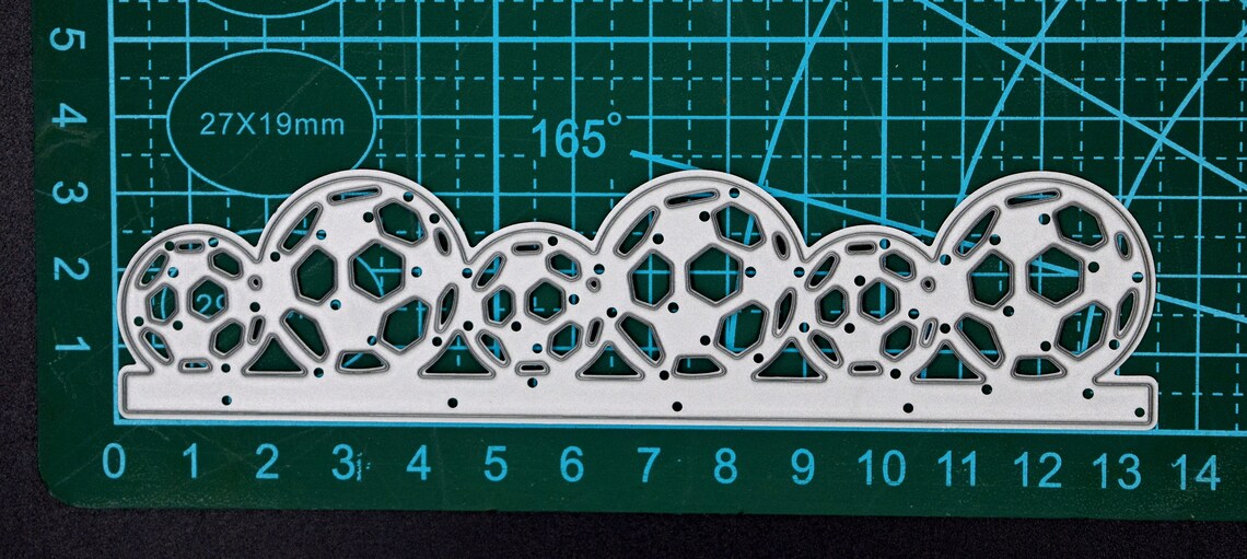 Football Soccer Ball Edging Metal Cutting Die Card Making - Etsy UK