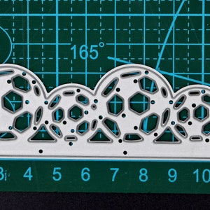 Football Soccer Ball Edging Metal Cutting Die, Card Making, Paper ...