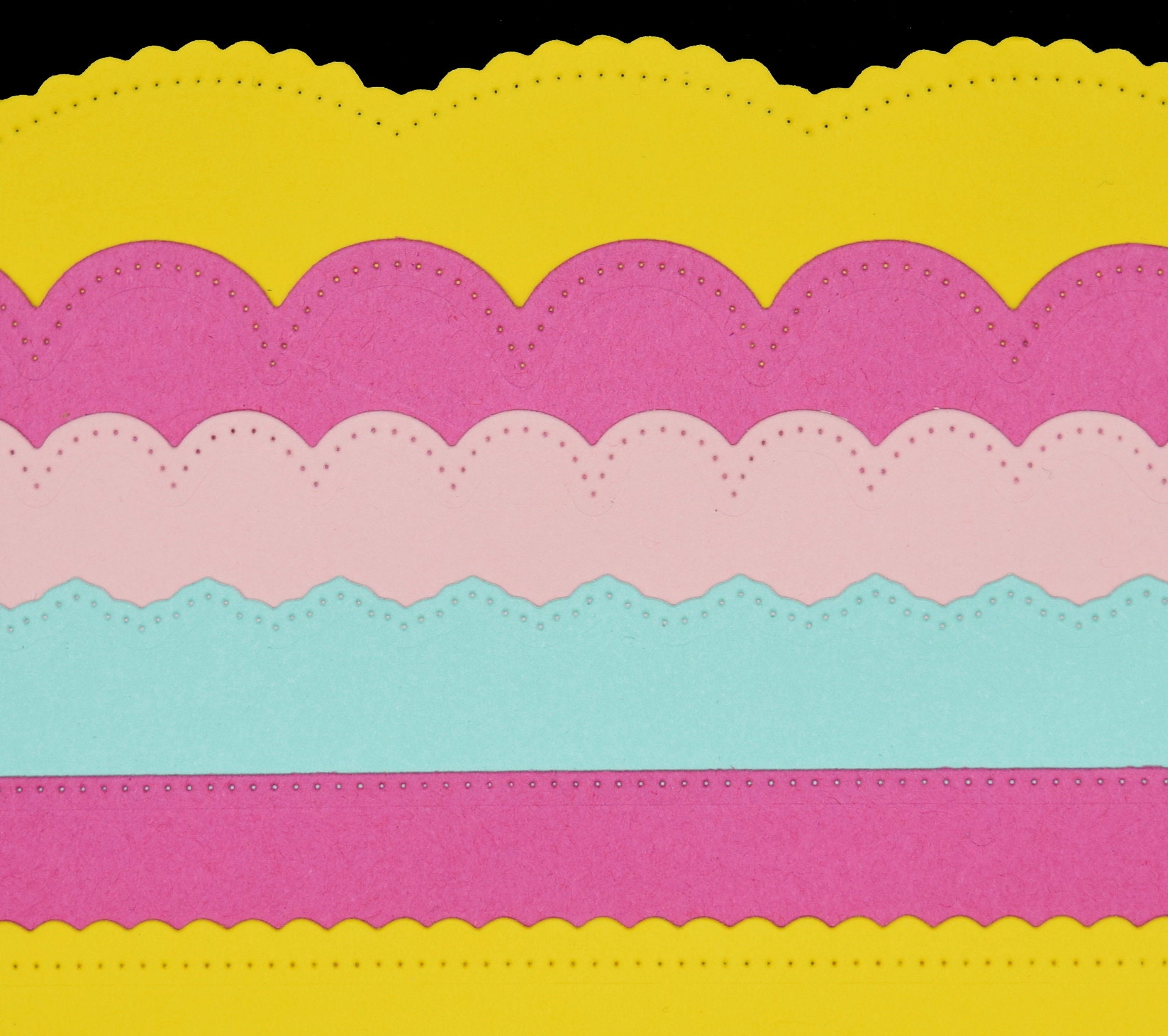 6 Long Decorative Dot Patterned Border Edging Metal Cutting - Etsy