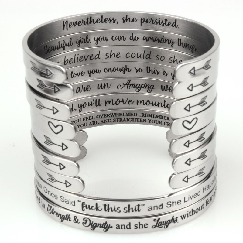 Inspirational Bangle - Etsy