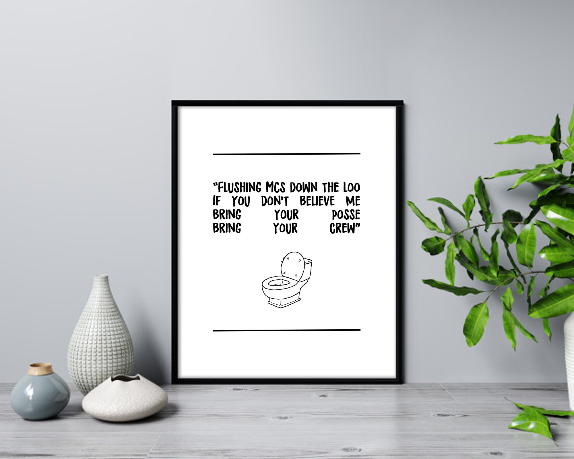 Dizzee Rascal Inspired Grime Art Bathroom Decor Print 8 X 10 - Etsy