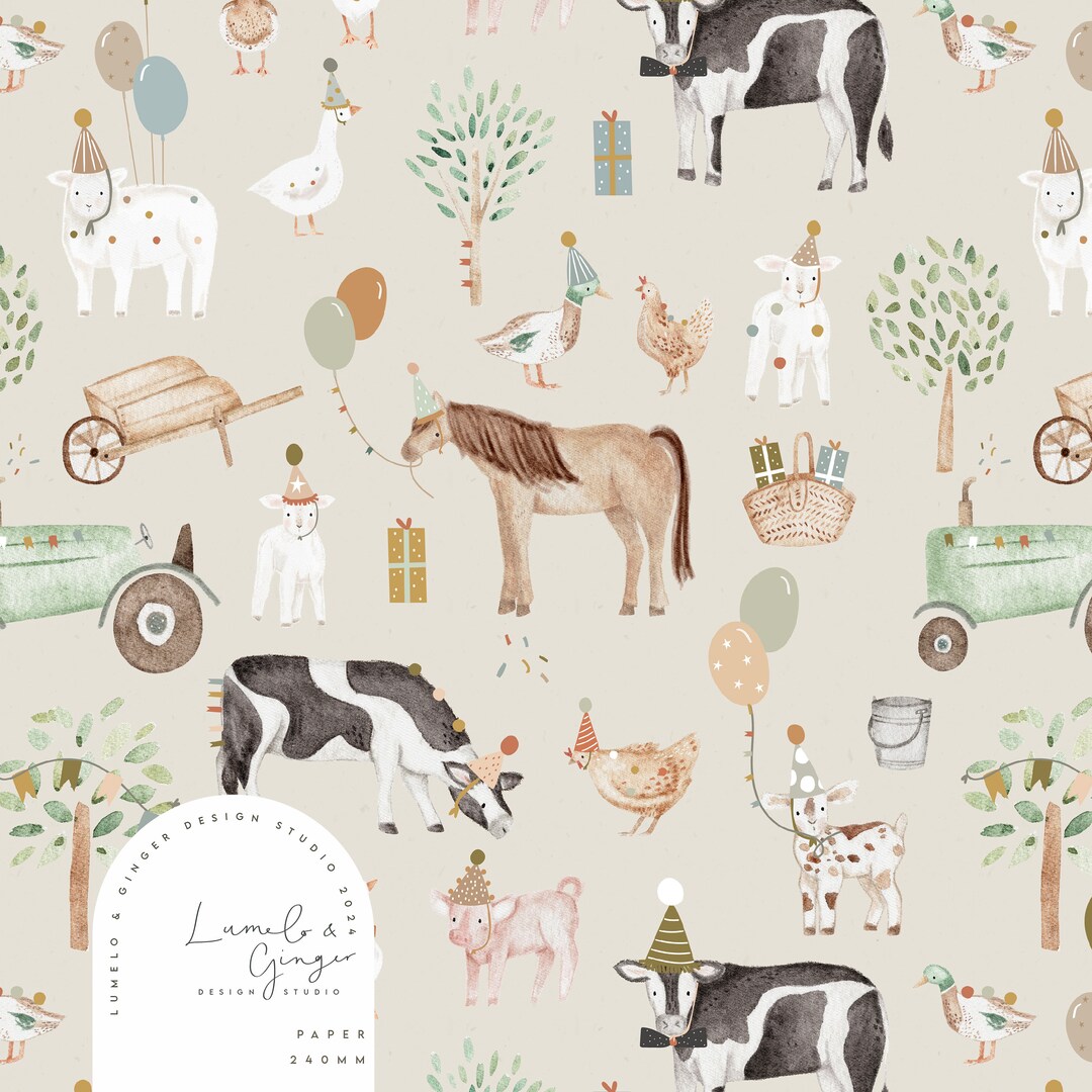 Bramble Farm Party, Cow, Pig, Meadow, Tractor, Non Exclusive, Children ...
