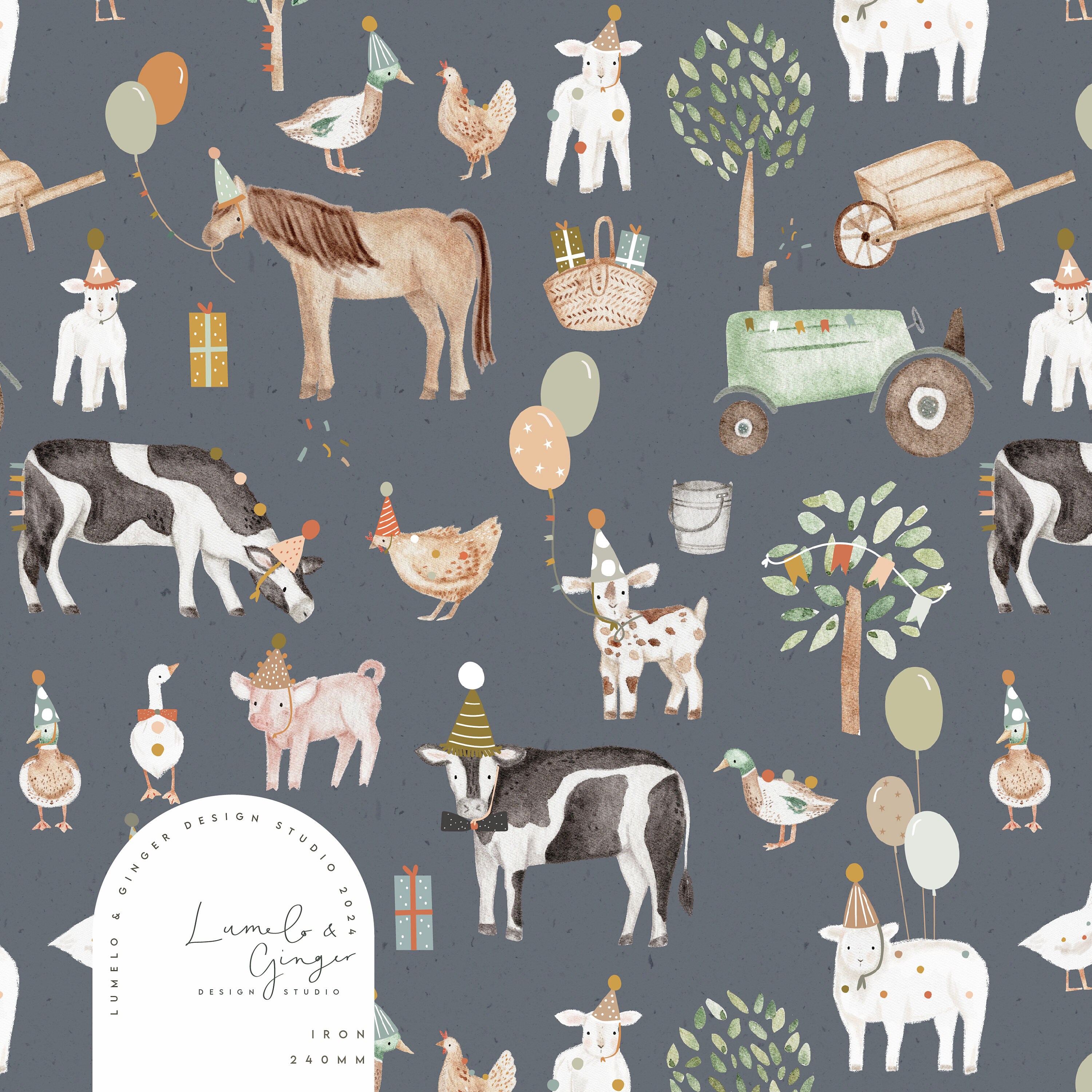 Bramble Farm Party, Cow, Pig, Meadow, Tractor, Non Exclsuive, Children ...