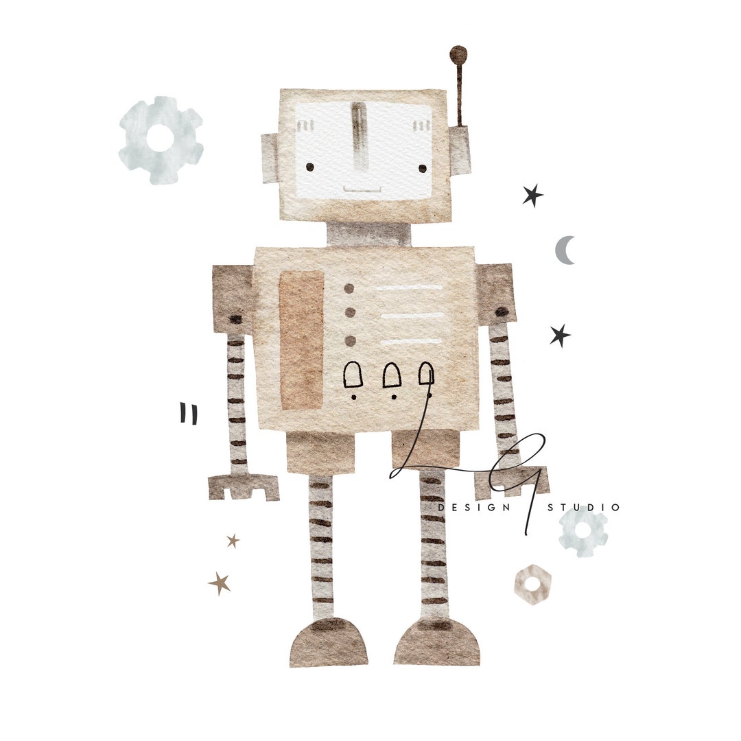 Robots, Boys, PNG Sublimation File, Transfer, Heat Transfer Design - Etsy