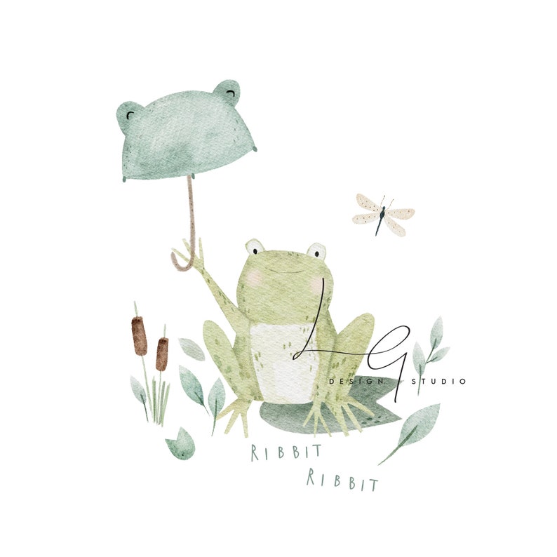 Frog, Cute Frog Umbrella PNG Sublimation File, Transfer, Heat Transfer ...
