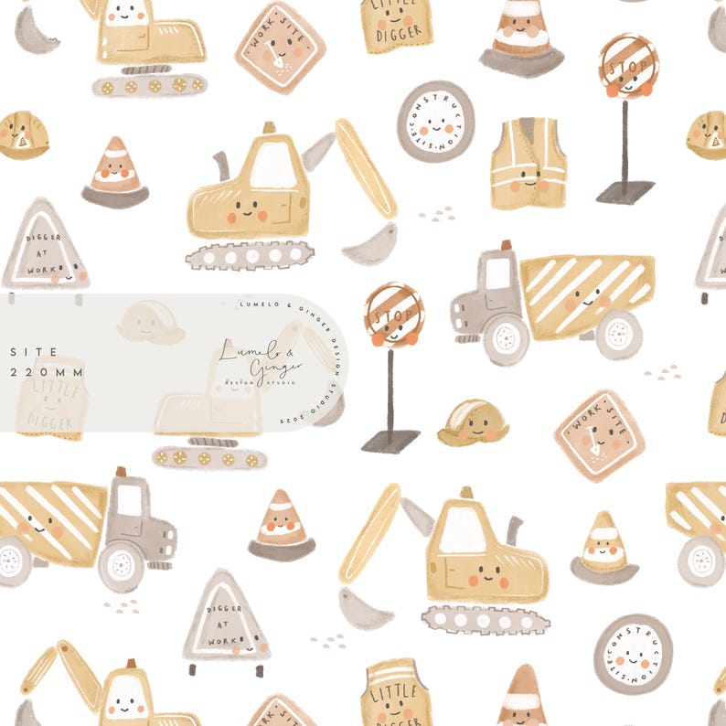 At Work, Diggers, Excavators, Faces, Cute, Trucks, TOKEN, Non Exclusive ...