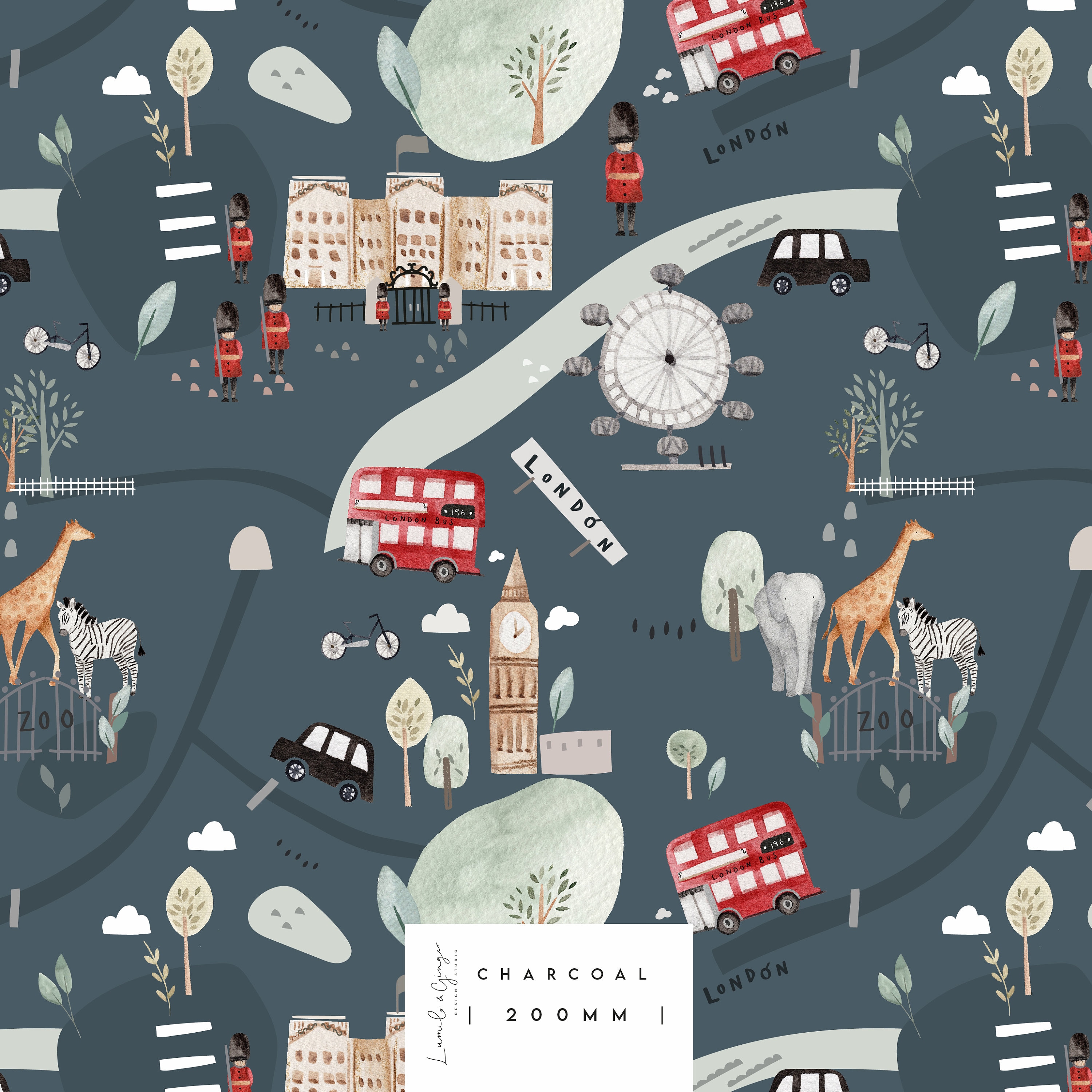 Trip to London, Map, Sight Seeing, Landmarks, UK, Land, Map Seamless ...