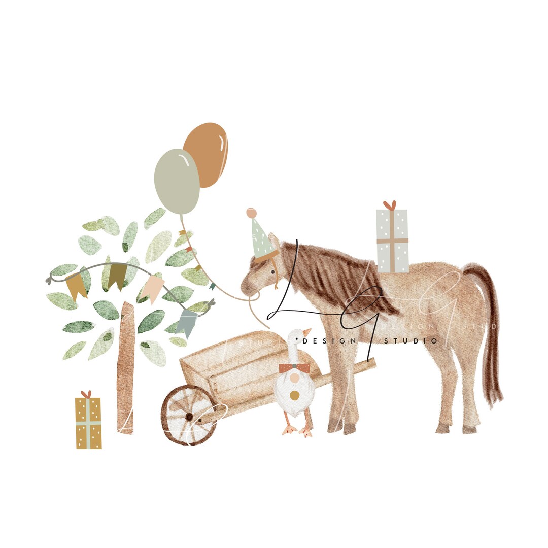 Bramble Farm, Party, Meadow, Cow, Pig,graphics, Artwork, PNG ...