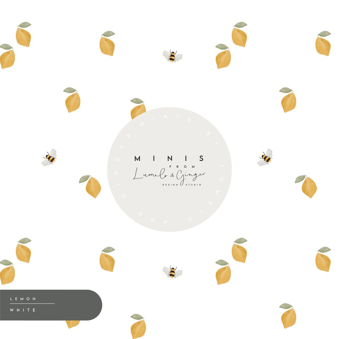 MINI, Lemons, Summer, Fruit, Paper, Citrus, Cute, Seamless Fabric ...