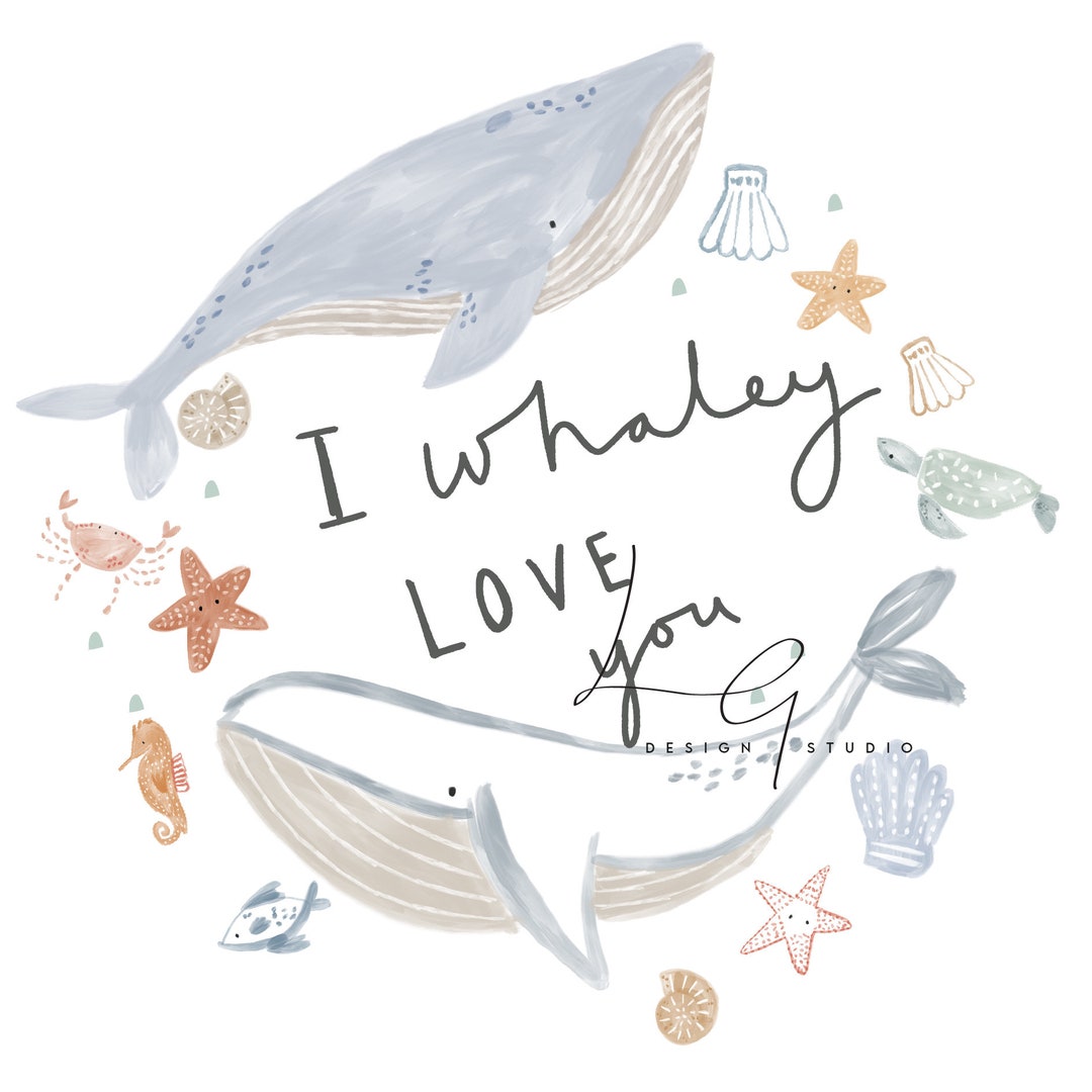 Deep Blue Sea, Whale, Ocean, Turtle Fabric PNG Sublimation File ...