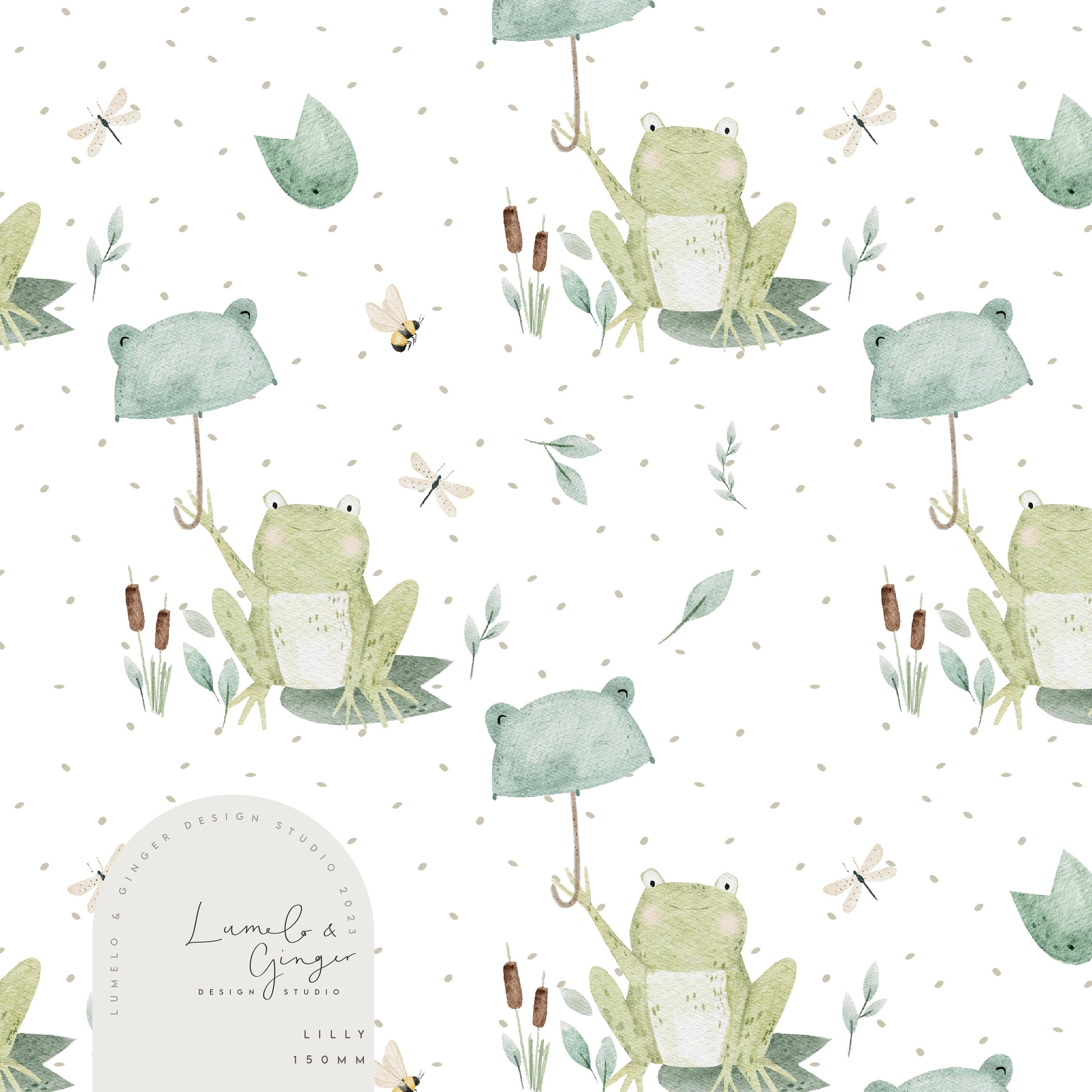 Grimble, Frog, Umbrella, Children's Fashion, Lilly Pad, Pond, Non ...