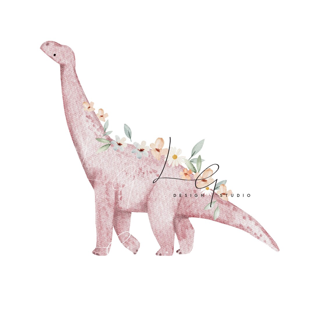 Era, Floral, Dinosaur, T-rex, Stegosaurus, Volcano PNG Sublimation File ...