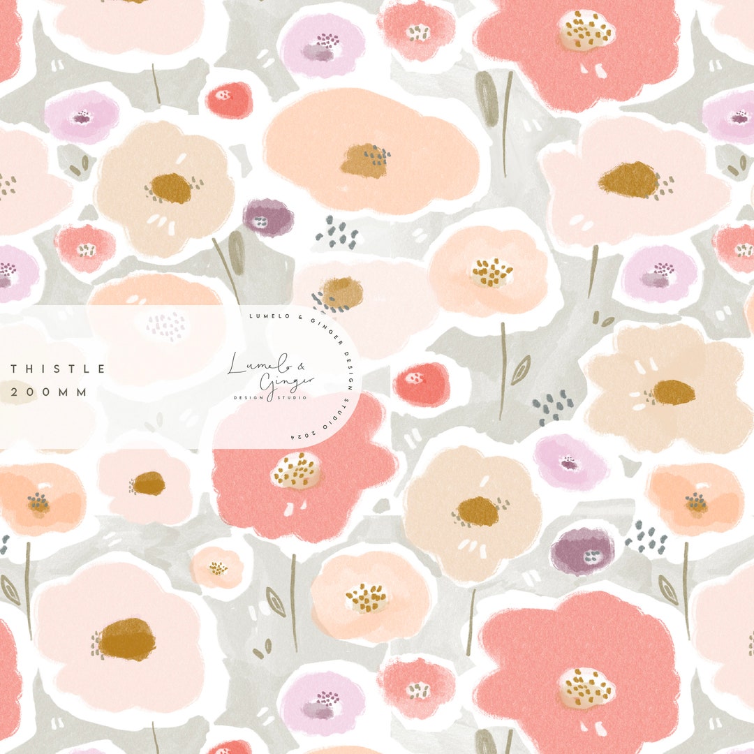Florii, Floral, Multi Choice, Token, Abstract, Watercolour, Children's ...