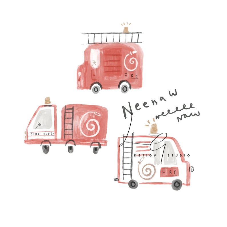 Fire Engine, Rescue, Traffic PNG Sublimation File, Transfer, Heat ...