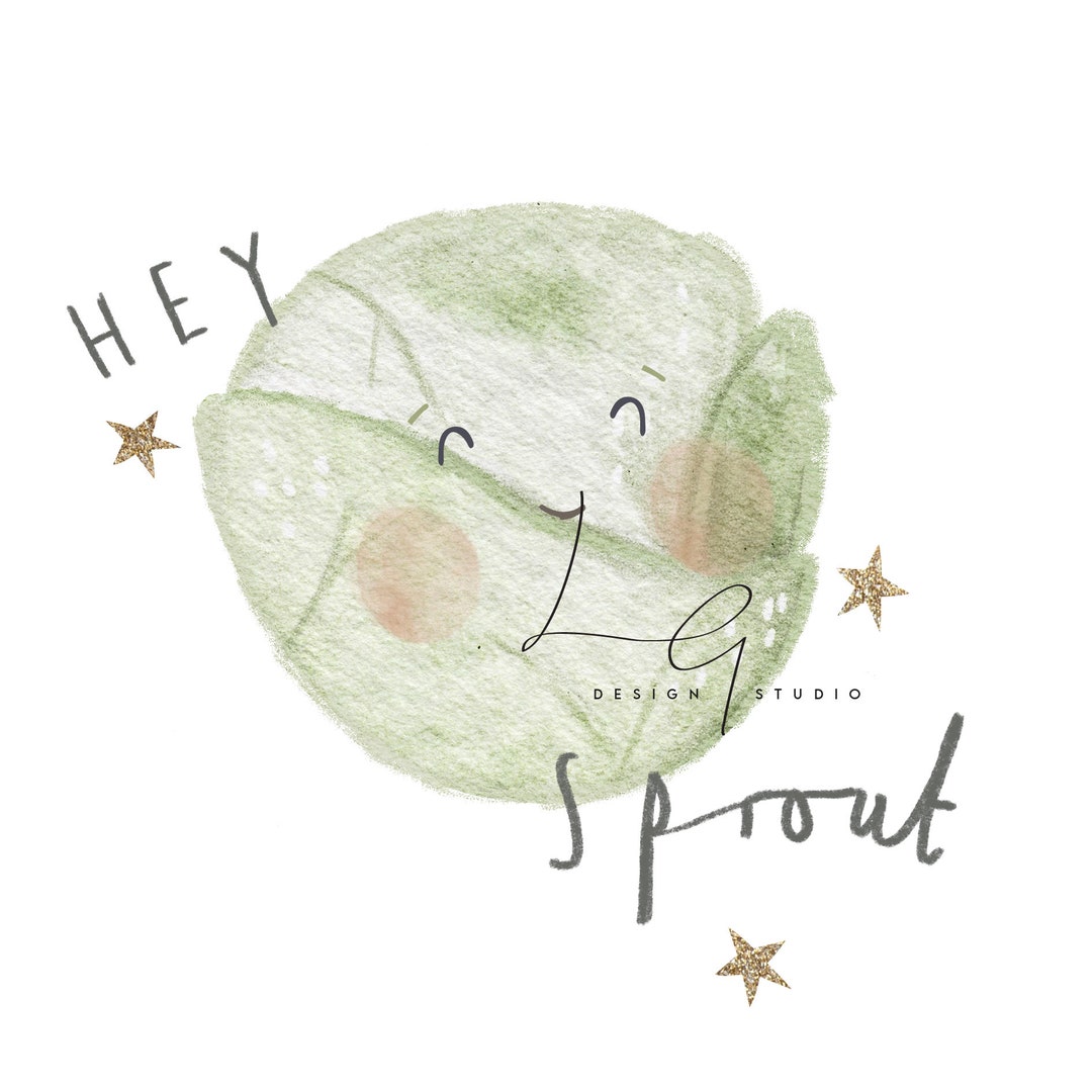 HEY Sprout, Christmas, Fun, Cutie, Veg With Faces PNG Sublimation File ...