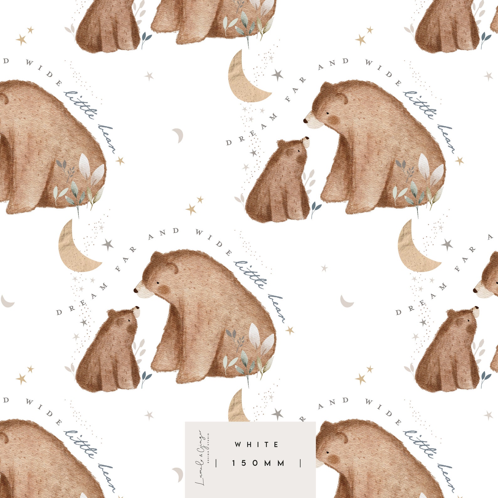 Dream Far and Wide Little Bear, Dream Big, Baby Bear, Brown Bear ...