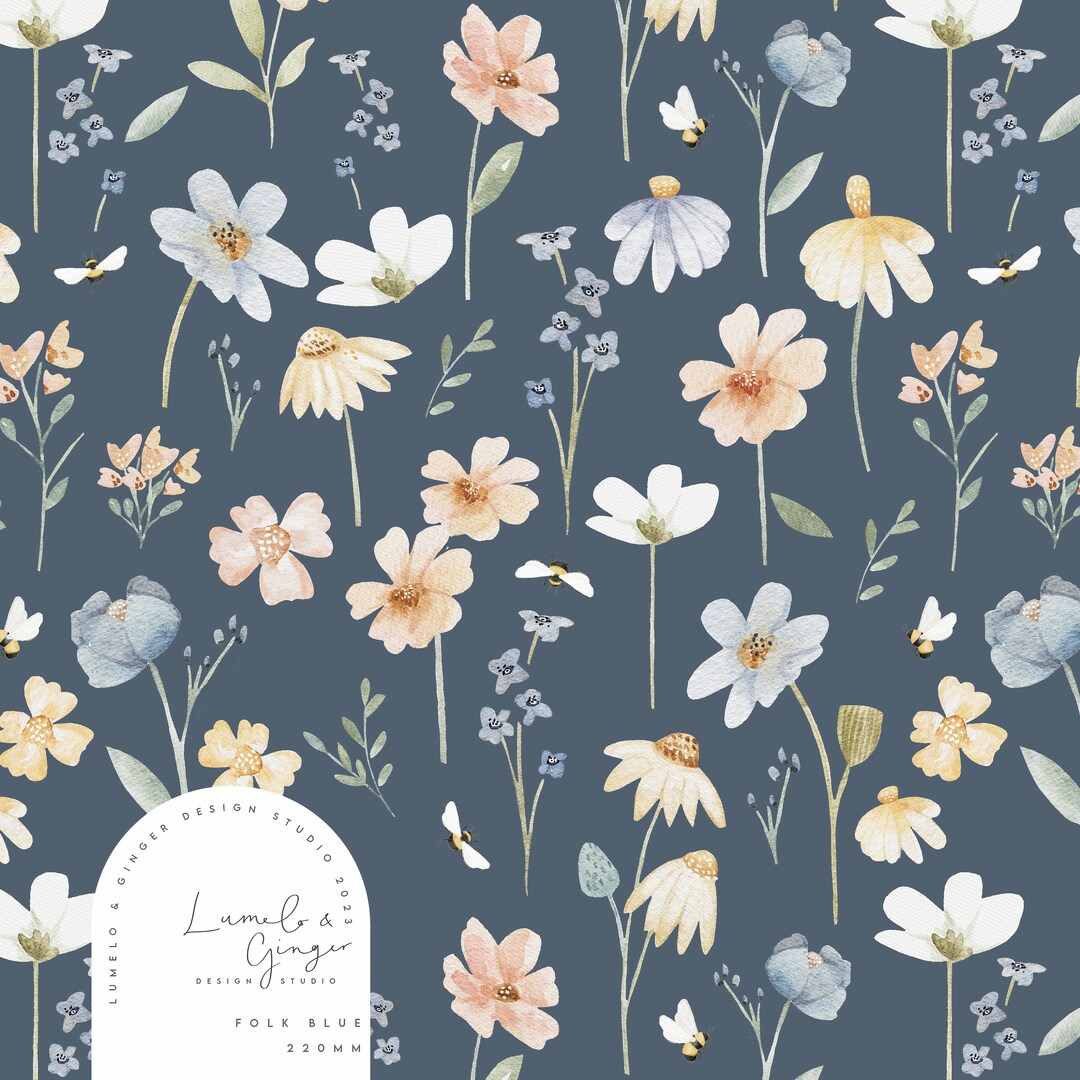 Blume, Wildflower, Meadow, Spring Garden, Seamless Fabric Design ...