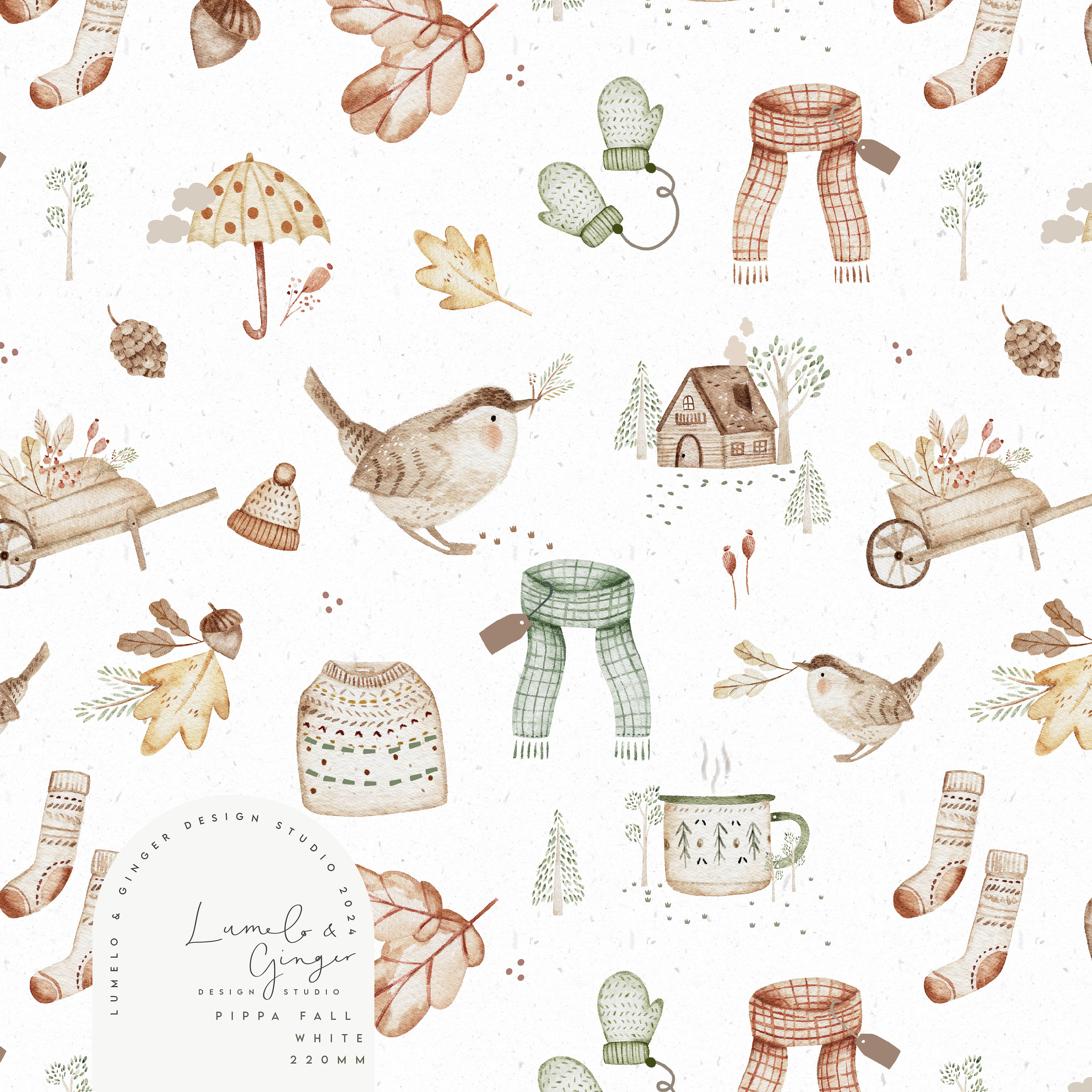 Pippa Fall, Autumn, Wren, Scarf, Jumper, Cozy, Non Exclusive Seamless ...