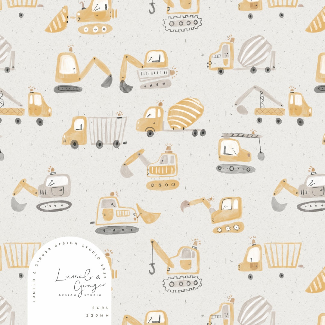 Etched Excavator, Diggers, Builder, Site, Work, Digging, Truck, Outline ...