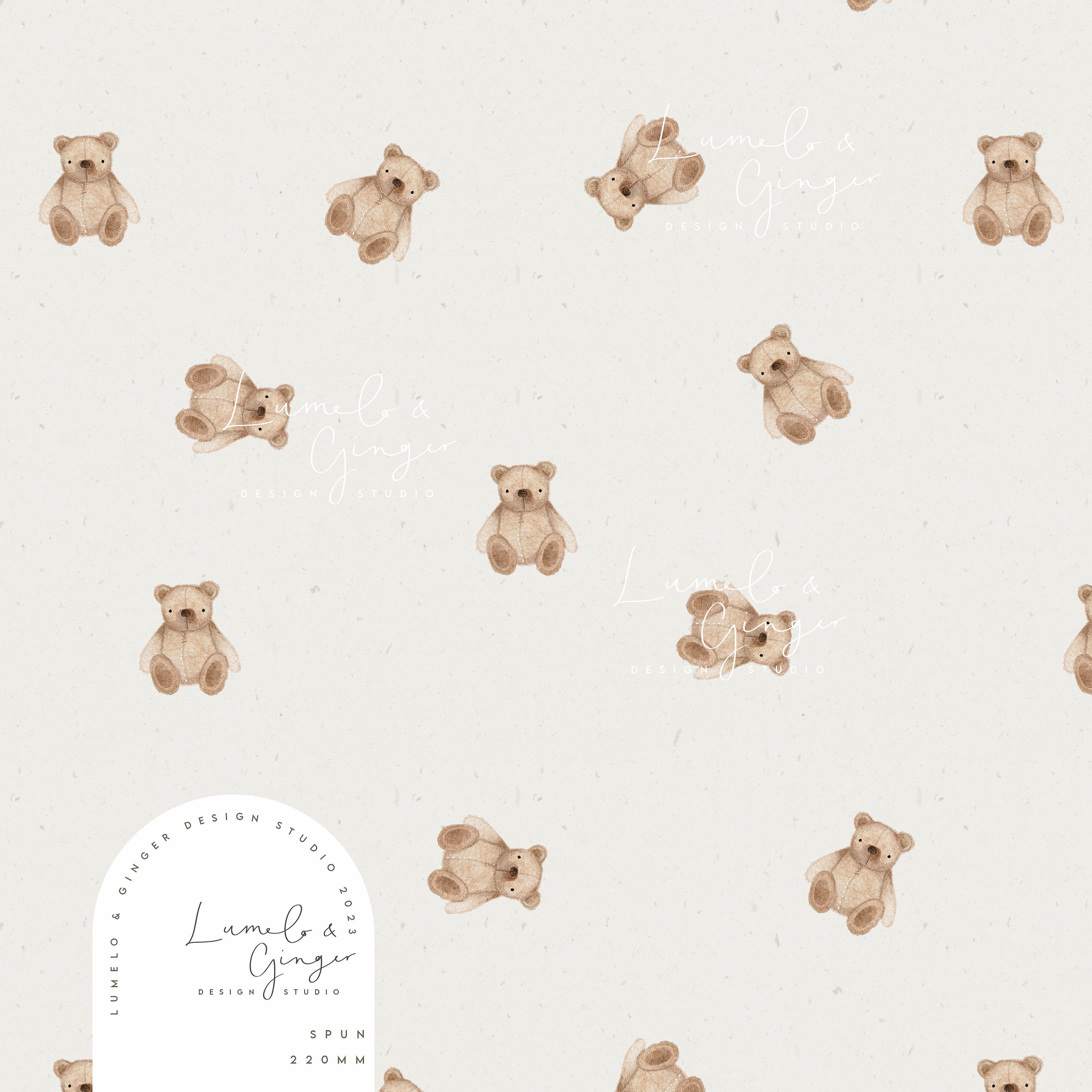 Teddy Bear, Cute, Seamless Fabric Design, Soft Toy, Repeat Tile ...