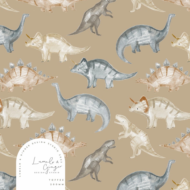 Dinosaur Roam Seamless Fabric Design Repeat Tile Pattern - Etsy