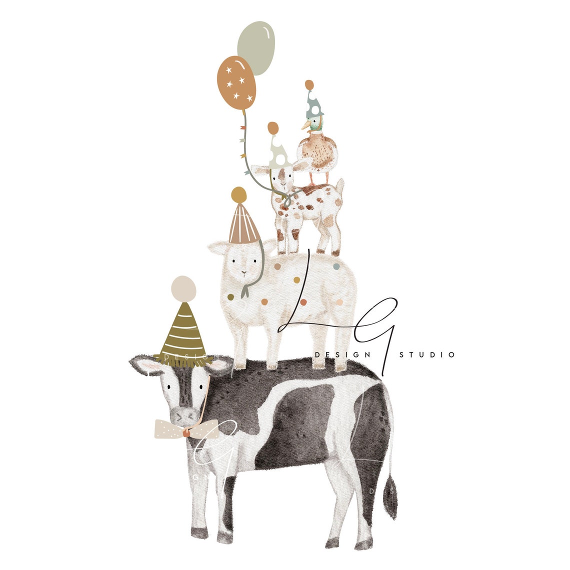 Bramble Farm, Party, Meadow, Cow, Pig,graphics, Artwork, PNG ...