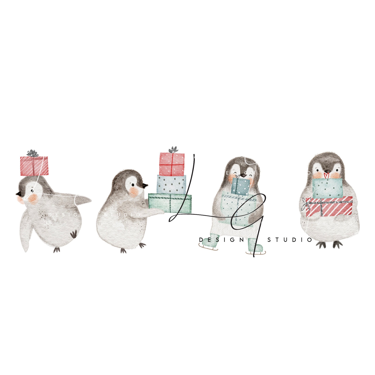 Flipps, Penguins, Presents, Gift, Christmas, Children's Clothing ...