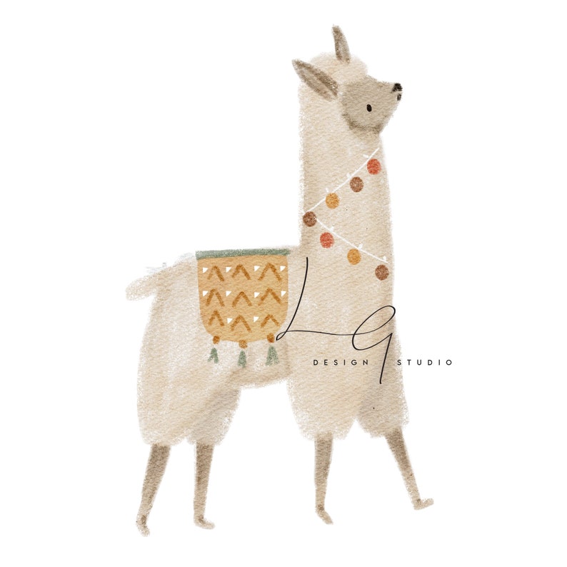 Alpaca, Fabric PNG Sublimation File, Transfer, Heat Transfer Design - Etsy