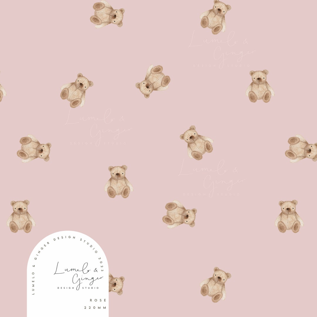 Teddy Bear, Cute, Seamless Fabric Design, Soft Toy, Repeat Tile ...