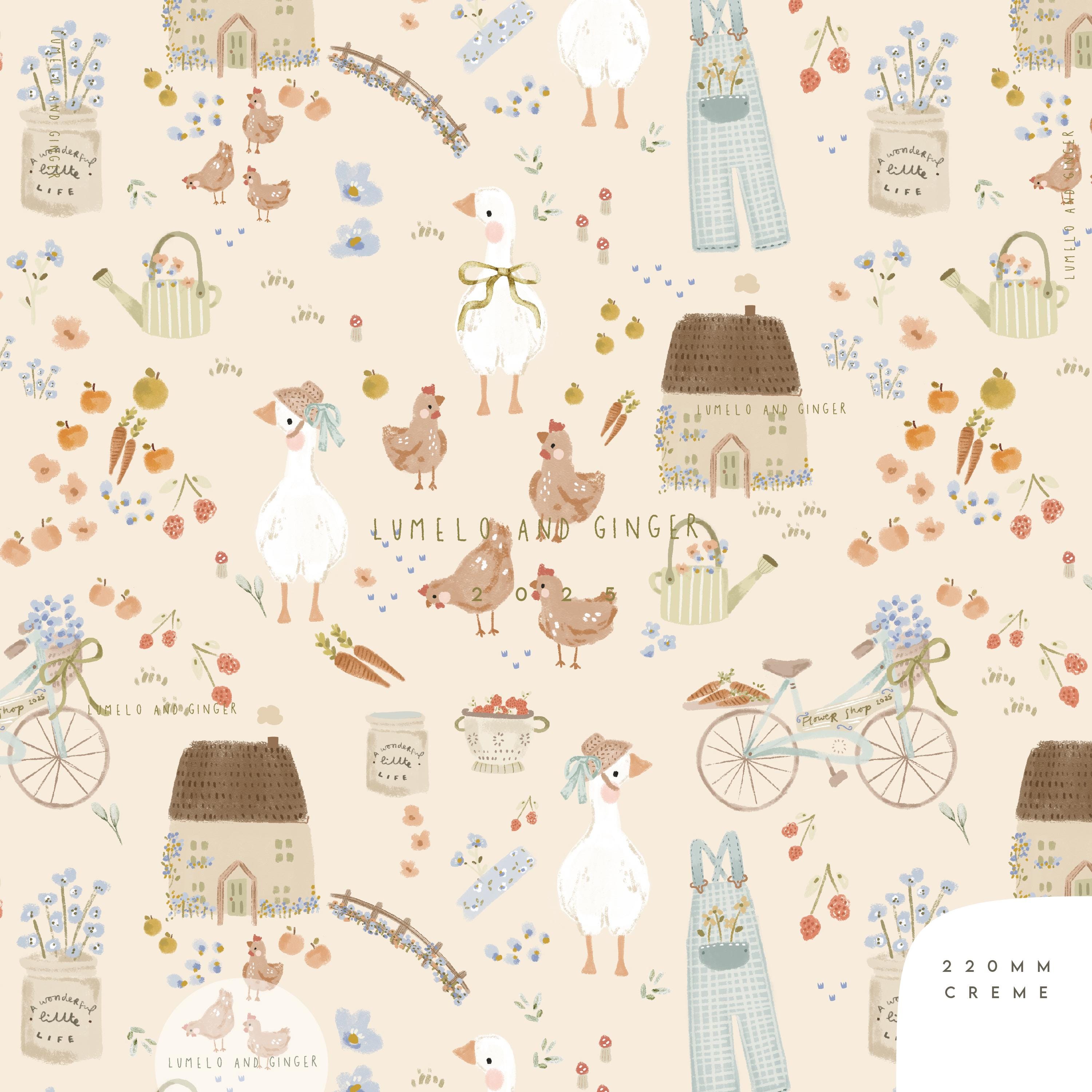 Bloom Lane, Farm, Sketch, Outline, Goose, Garden, TOKEN, Non Exclusive ...