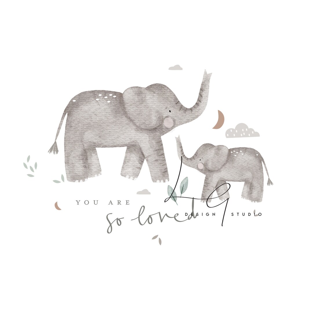 You Are so Loved, Elephants PNG Sublimation File, Transfer, Heat ...