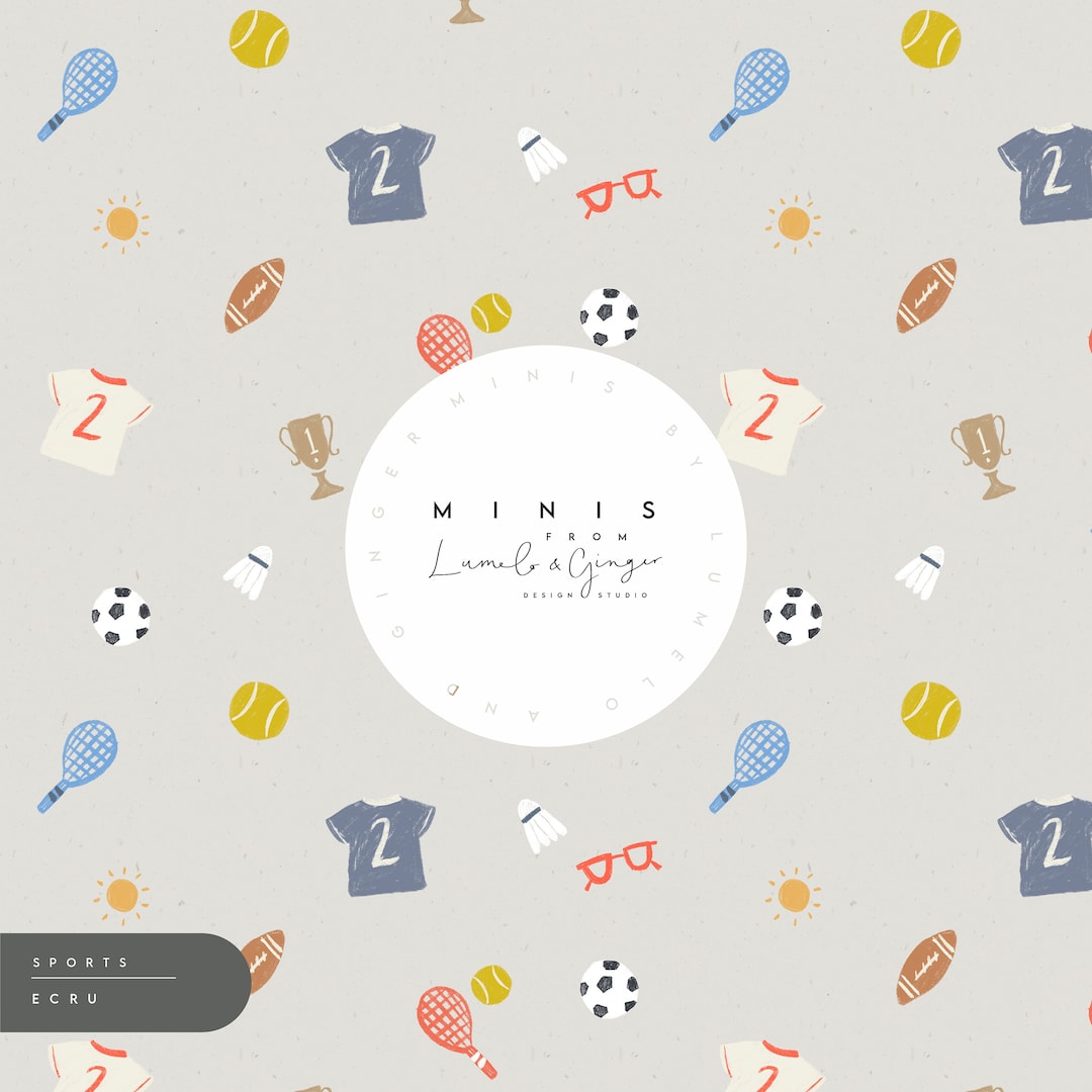 MINI, Sport, Football, Tennis, Rugby, American, Trophy, Simple Seamless ...