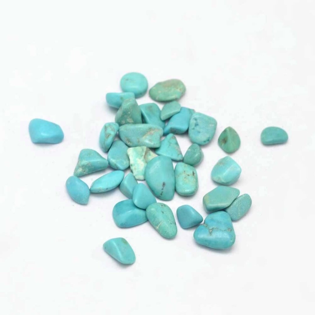 50 Grams of Natural Dyed Turquoise Gemstone Chips Perfect for Resin Art ...