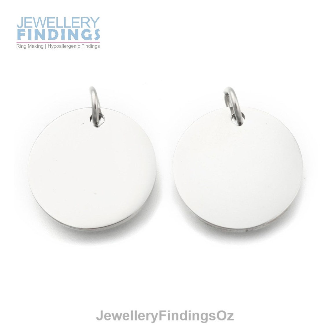 6 X 16mm Diameter Round Stainless Steel Stamping Blank / Tag - Etsy